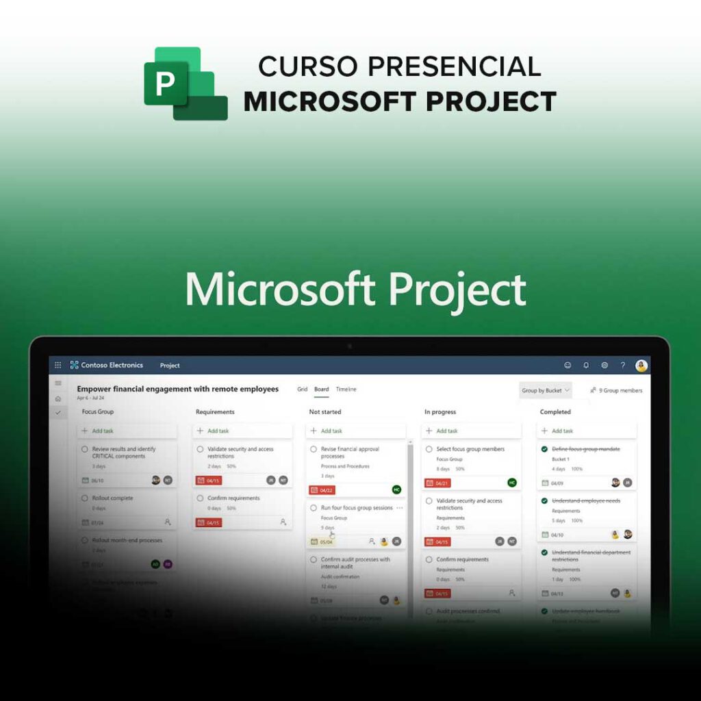 Curso Presencial de Microsoft Project | Gestión de Proyectos Eficiente